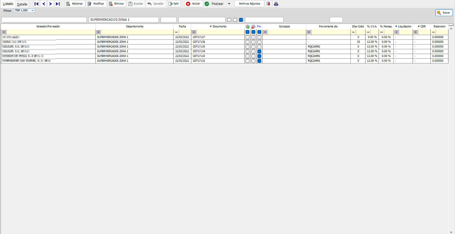 Solicitudes de Cotizaciones de Compra - Brilo ERP Docs